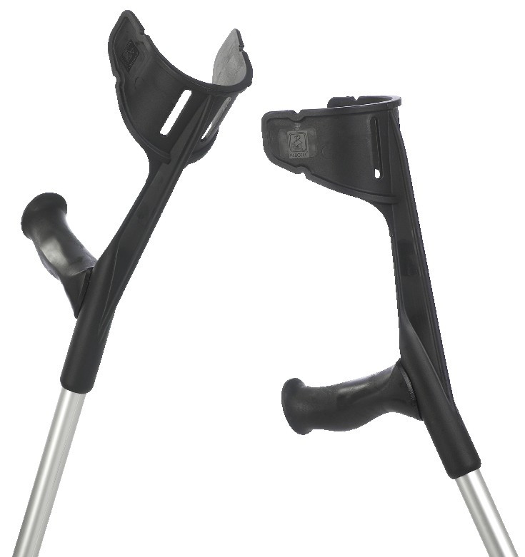 2 Stck. Gehhilfen Unterarm-Gehstützen Krücken Magic-Sof - activera ...